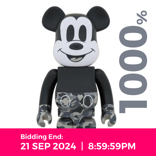 Bape Mickey Mouse Monotone - Main-Main